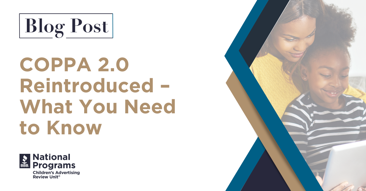 COPPA 2.0 Reintroduced - BBB National Programs