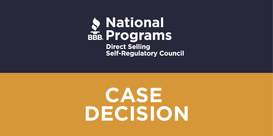 DSSRC Recommends Valentus Discontinue Earnings and Product Claims - BBB National Programs