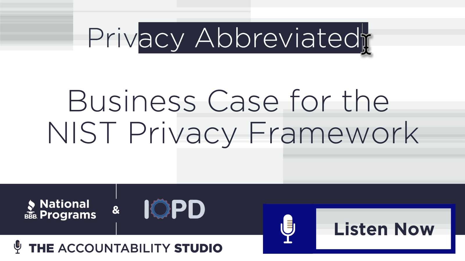 Business Case for the NIST Privacy Framework - BBB National Programs