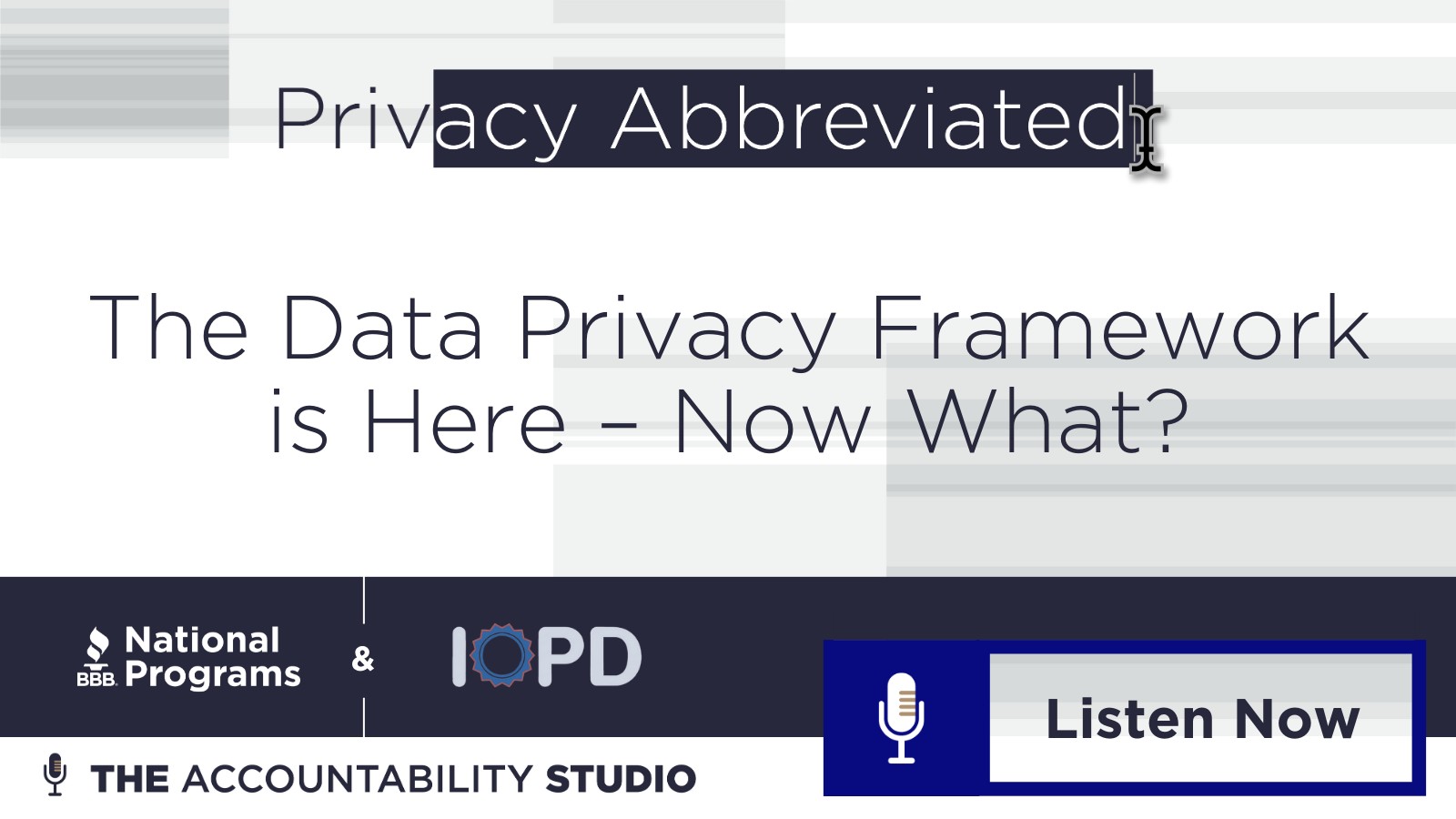 Data Privacy Framework (DPF) is Here - Now What? - BBB National Programs
