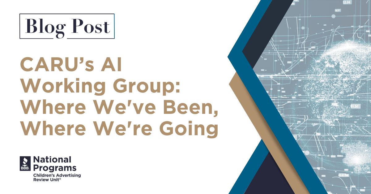 CARU’s AI Working Group - BBB National Programs