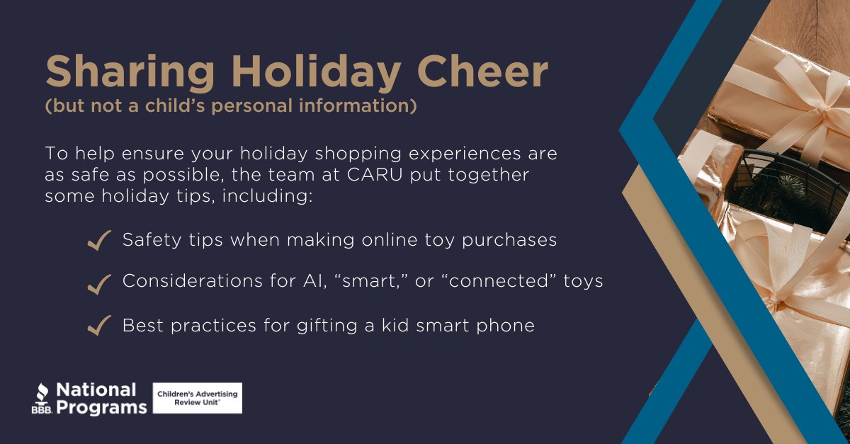 Sharing Holiday Cheer—Not Kids’ Personal Info - BBB National Programs