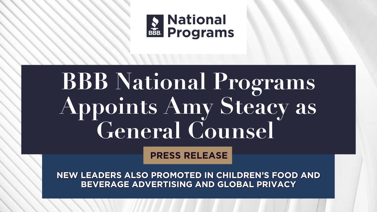 BBB National Programs Names General Counsel, New Leaders - BBB National ...
