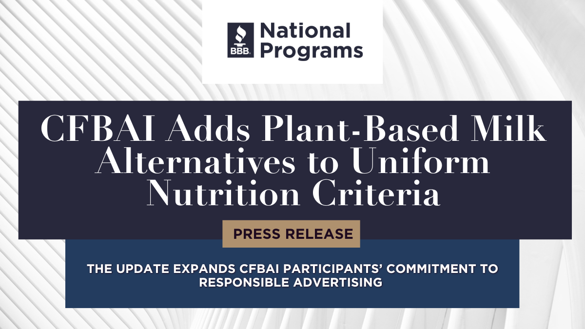 CFBAI Expands UNC to Include PBMA - BBB National Programs