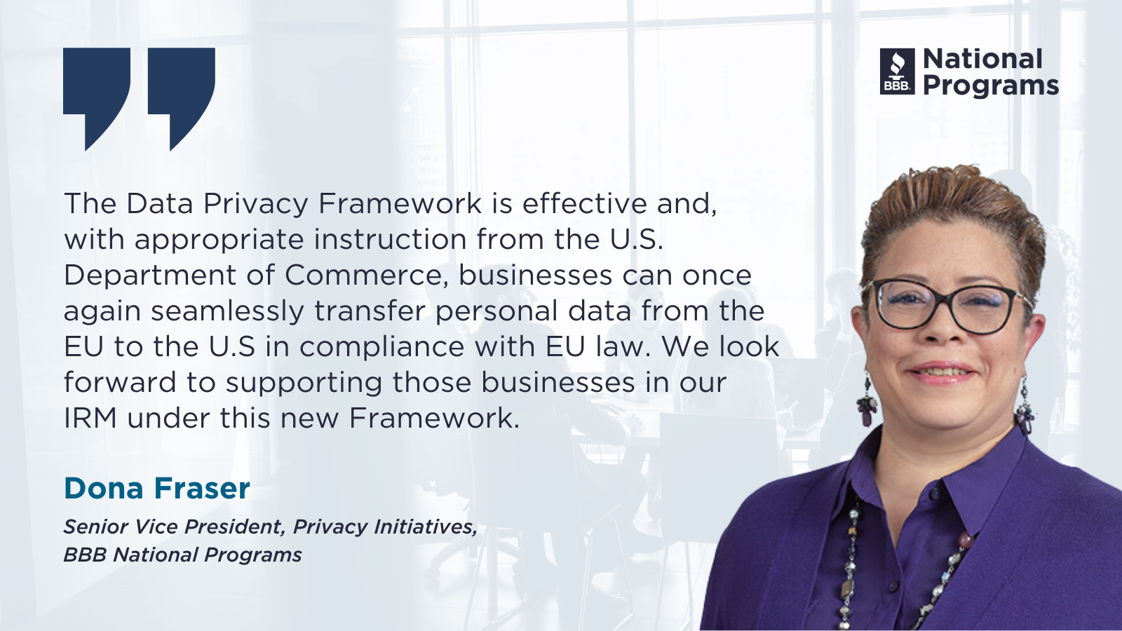 Statement on Adoption of Adequacy for EU-U.S. Data Privacy Framework ...